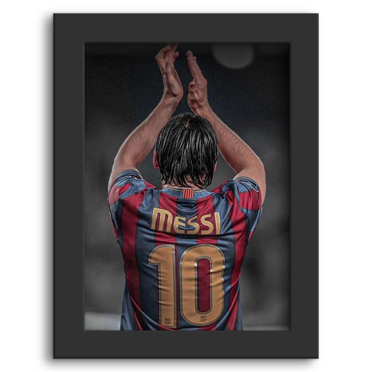 DmcreativityCraft Lionel Messi Poster - with 1 inch Photo Frames ...