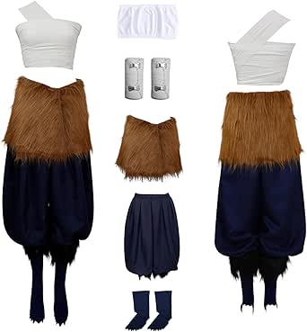 Inosuke Hashibira Cosplay Outfit Inosuke Cosplay Female Suit Full for ...