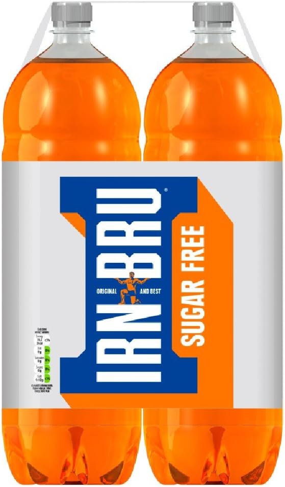 Irn Bru - Botella sin azúcar (2 x 2 L) : Amazon.es: Alimentación y bebidas