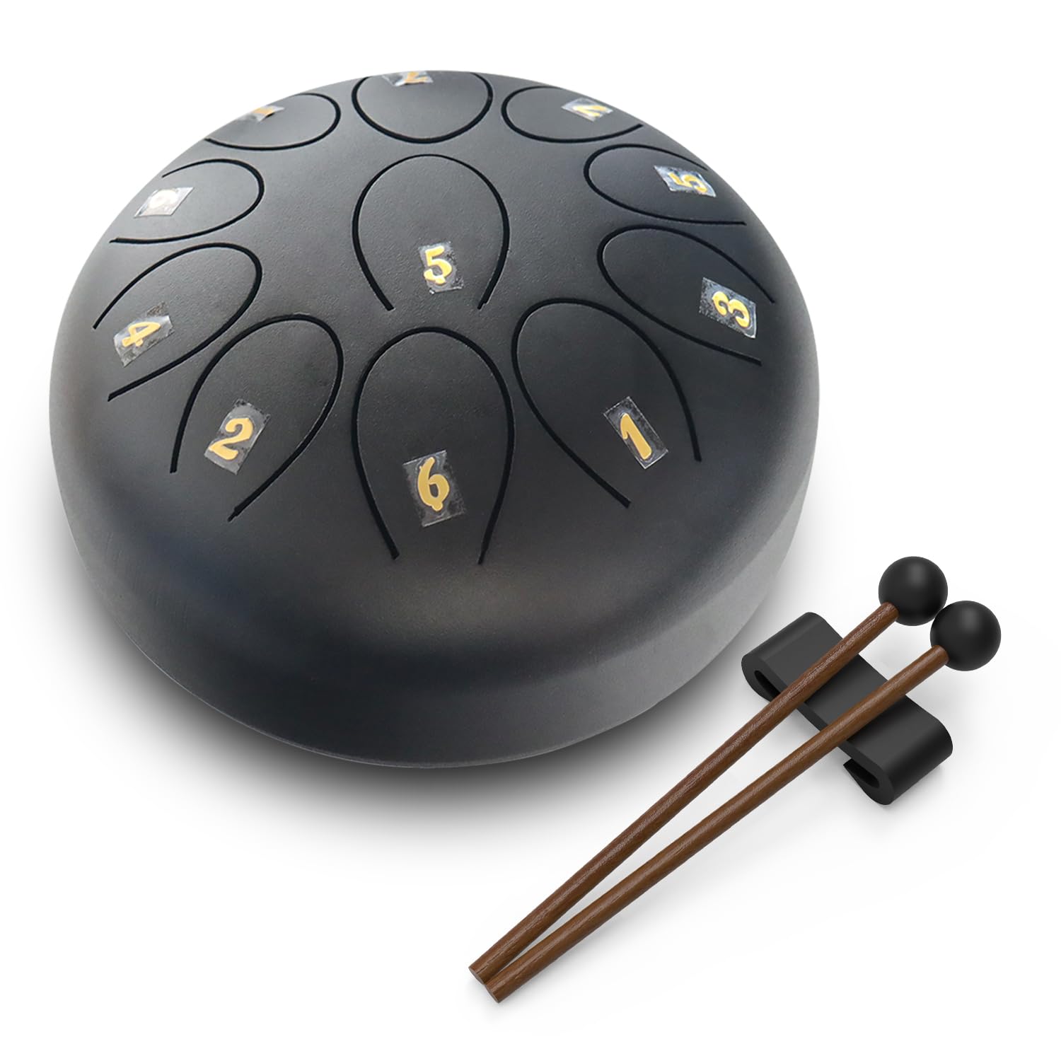 Snapklik.com : REGIS Alloy Steel Tongue Drum 11 Notes 6 Inches Chakra ...