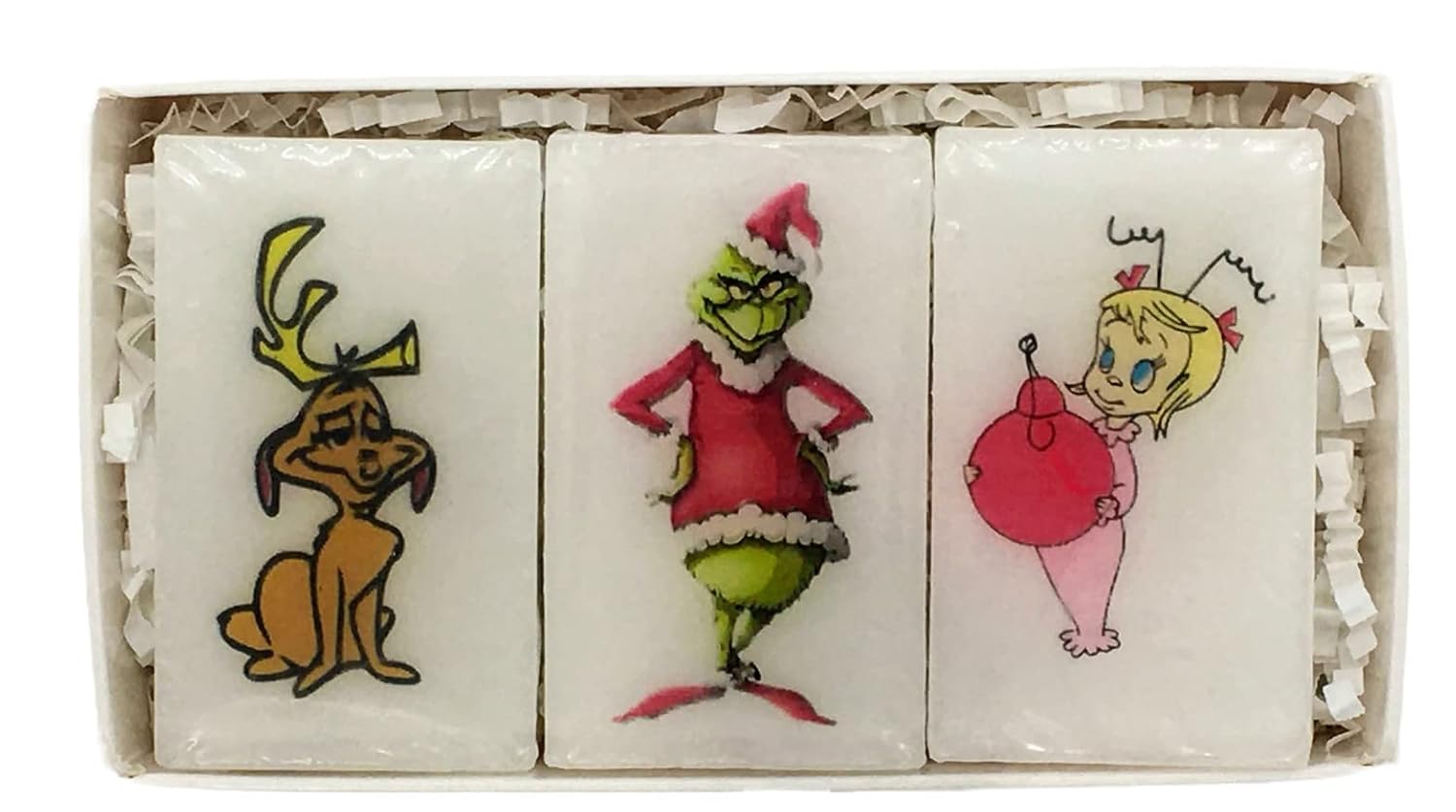 Amazon.com: Grinch Set of Three Mini Soaps/Stocking Stuffer/Secret ...