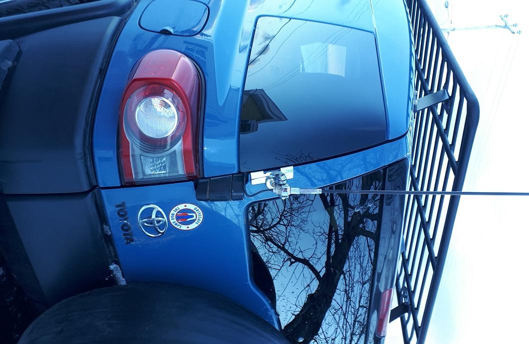 RADTEL Mobile Radio Coaxial Cable 5M & Stainless Steel Car Clip Mount ...