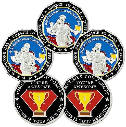 Amazon.com : BHealthLife 5Pcs Marvelous Multitasker Award Coins ...