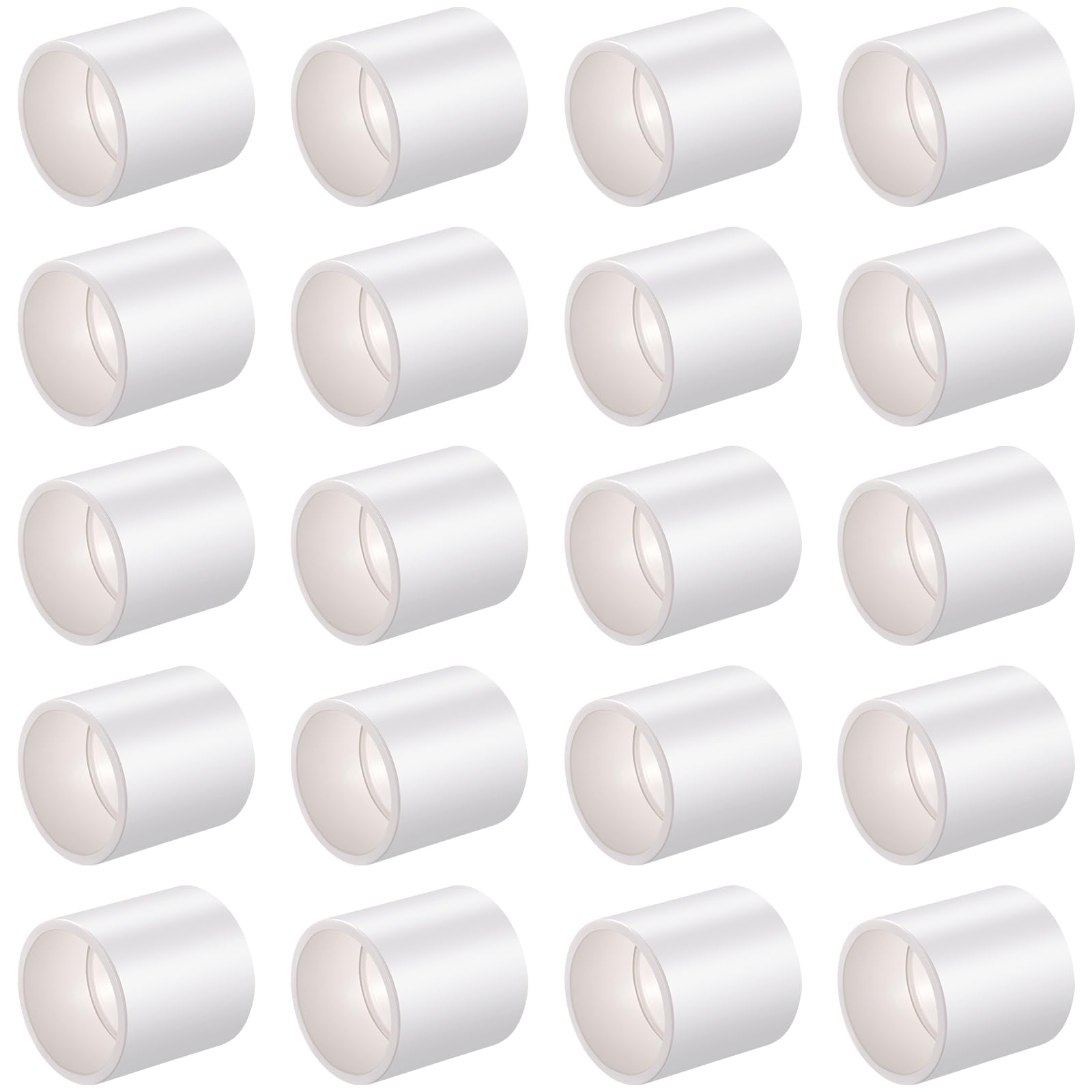 Amazon.com: 3/4" PVC Pipe Coupling Fittings (Socket x Socket), 20 Pack ...