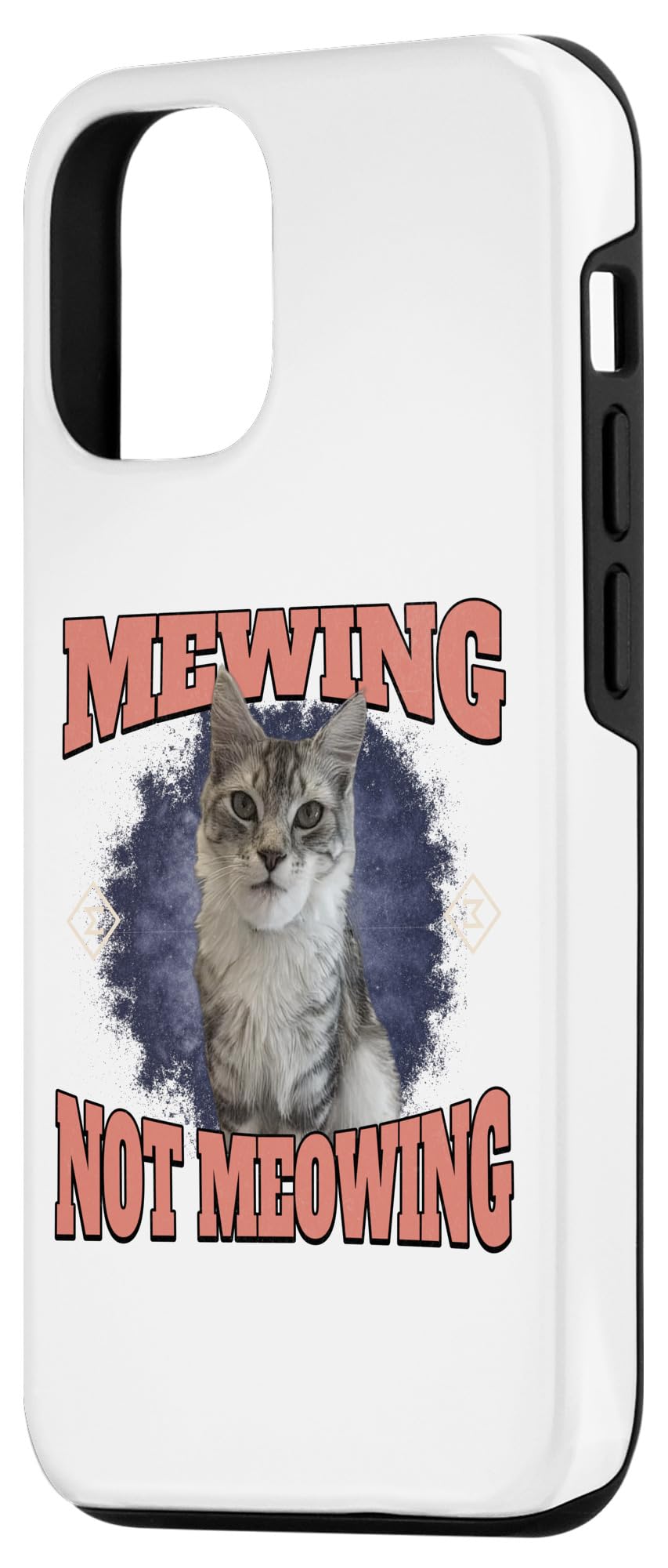 iPhone 13 Pro Funny Gigachad Cat Meme Mewing Not Meowing Sigma Male ...