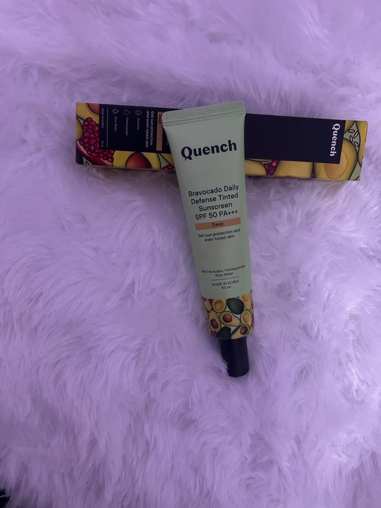 Quench Daily Defense Tinted Sunscreen SPF 50 PA+++ for Glowing Skin ...