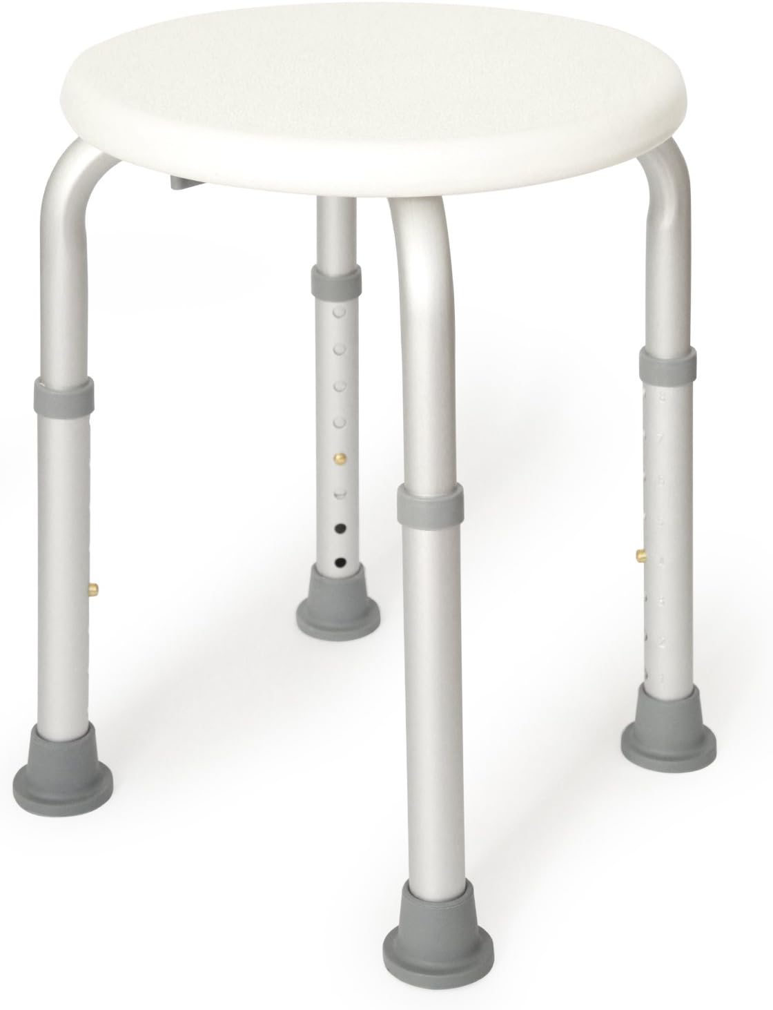 Amazon.com: Deluxe Shower Stool with Adjustable Legs and Anti-Slip ...
