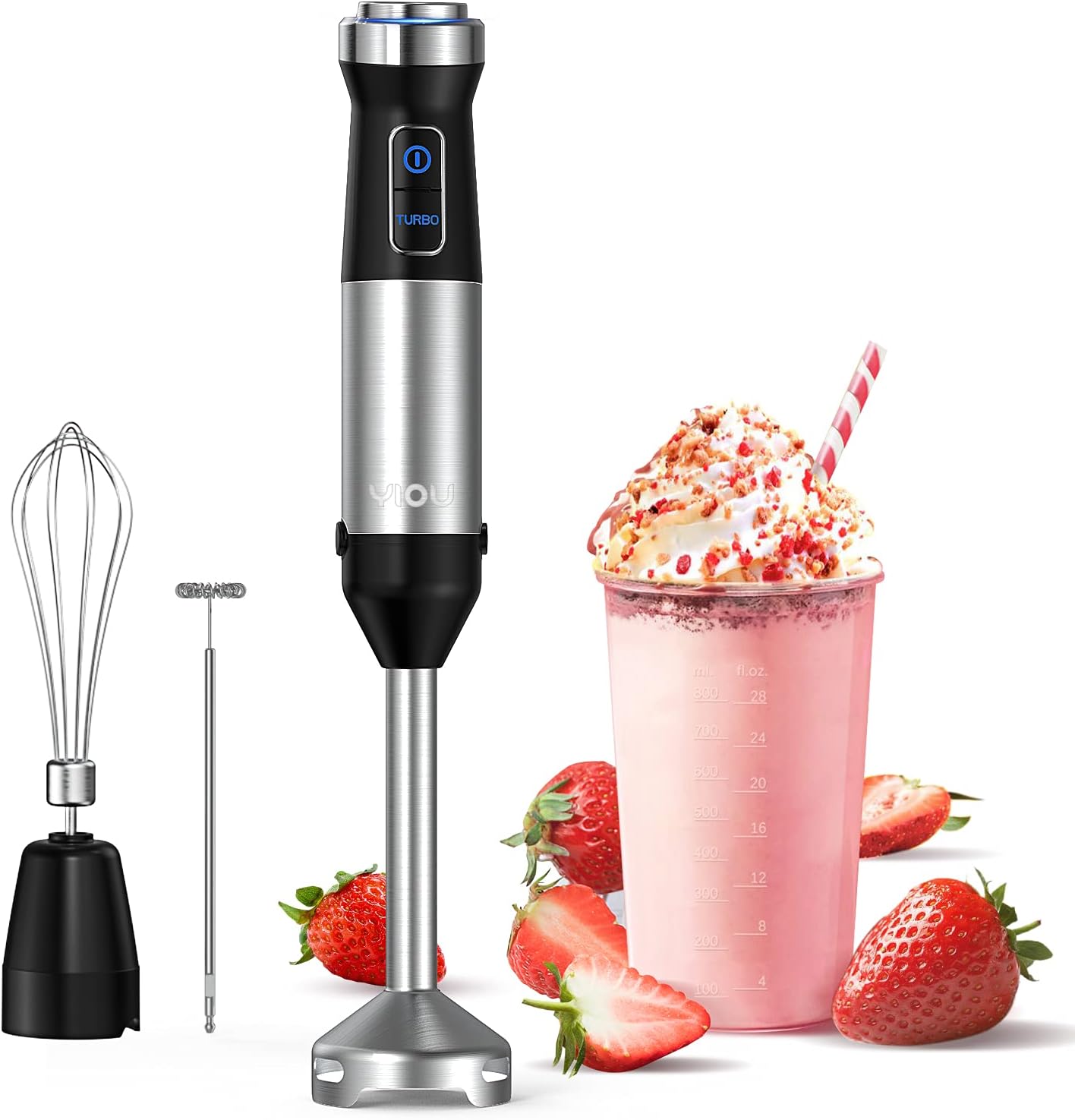 Amazon.com: VEVOR Commercial Immersion Blender, 500 Watt Heavy Duty ...