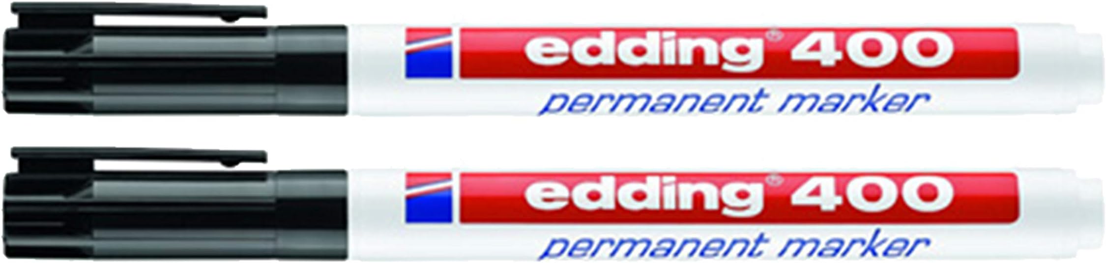 Edding Permanentmarker Rundspitze 400 / 404, schwarz/grün/blau/rot ...