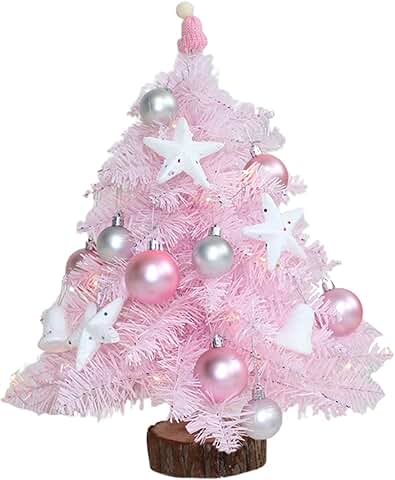 Amazon.co.uk: mini pink christmas tree