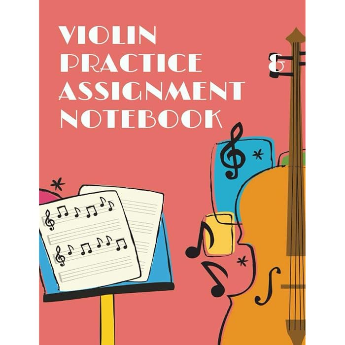 Buy Violin Practice & Assignment Notebook: Violin Lesson Tracking ...