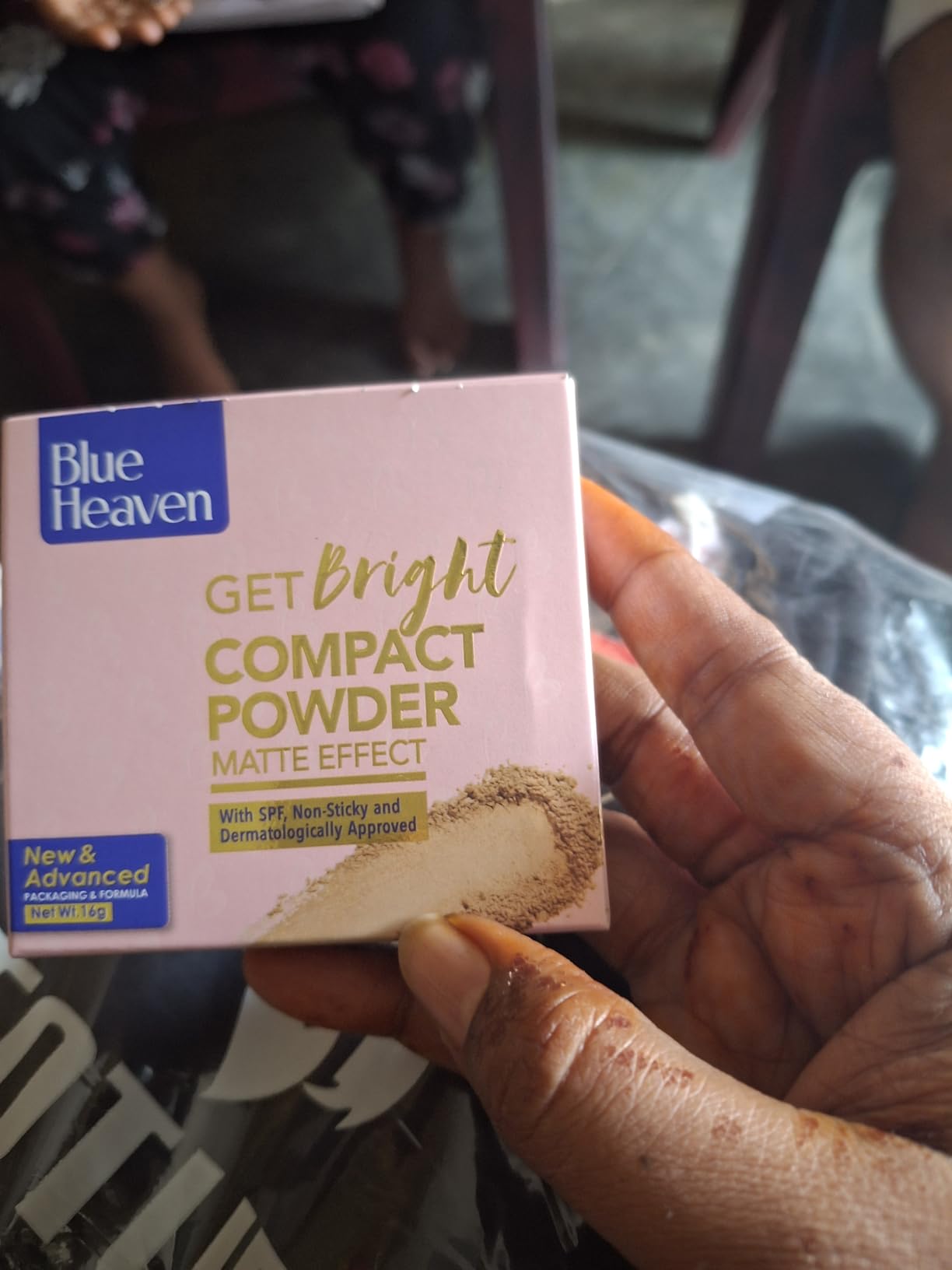 Buy Blue Heaven Get Bright All Skin Compact Powder For Women With Spf ...
