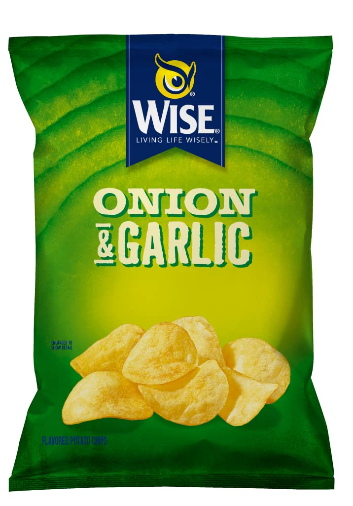 Amazon.com: Wise Snacks Potato Chips, Onion and Garlic, 1 Ounce (40 ...