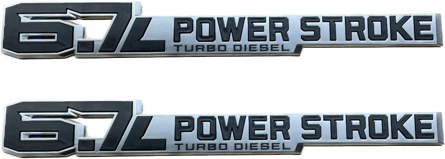 Amazon.com: 2023 Ford Super Duty 6.7L Powerstroke Diesel Black Lower ...