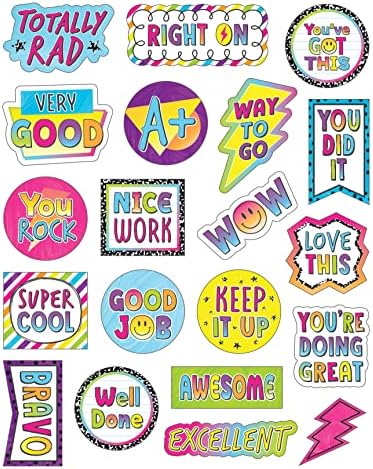 Amazon.com : Teacher Created Resources Brights 4Ever Stickers : Office ...