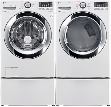 Amazon.com: WM3370HWA+DLEX3370W+WDP4W X2!- Ultra-Capacity Laundry ...