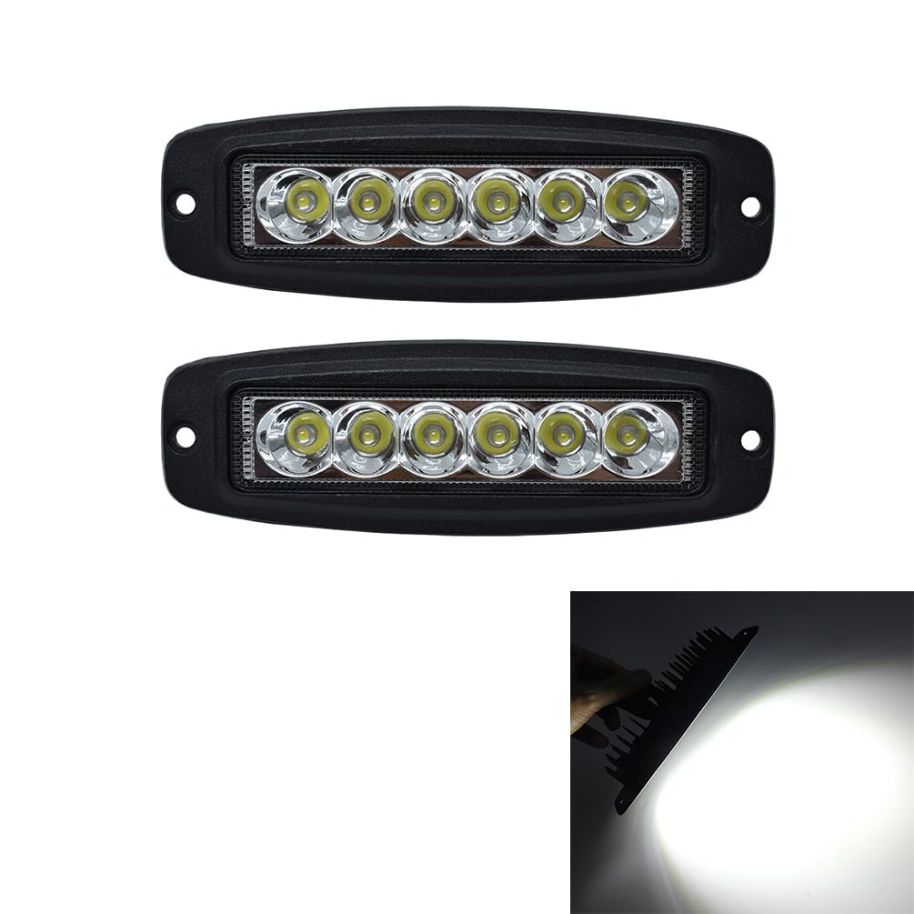 Amazon.com: KITOCARTOP 7inch Flush Mount Bumper Off Road Lights Led ...