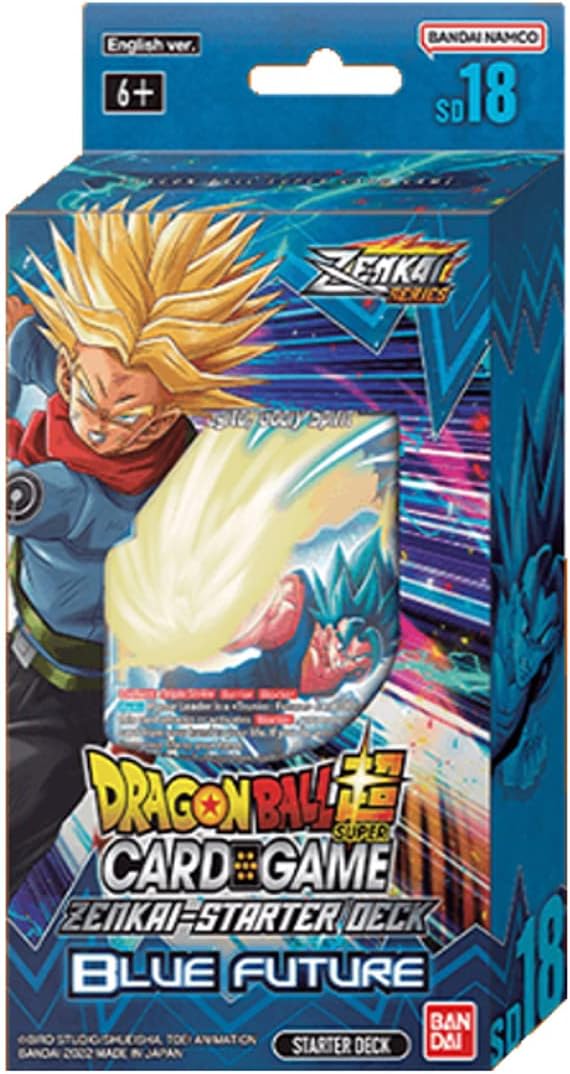 Amazon.com: Dragon Ball Super TCG 18 SD18 Blue Future Starter Deck ...