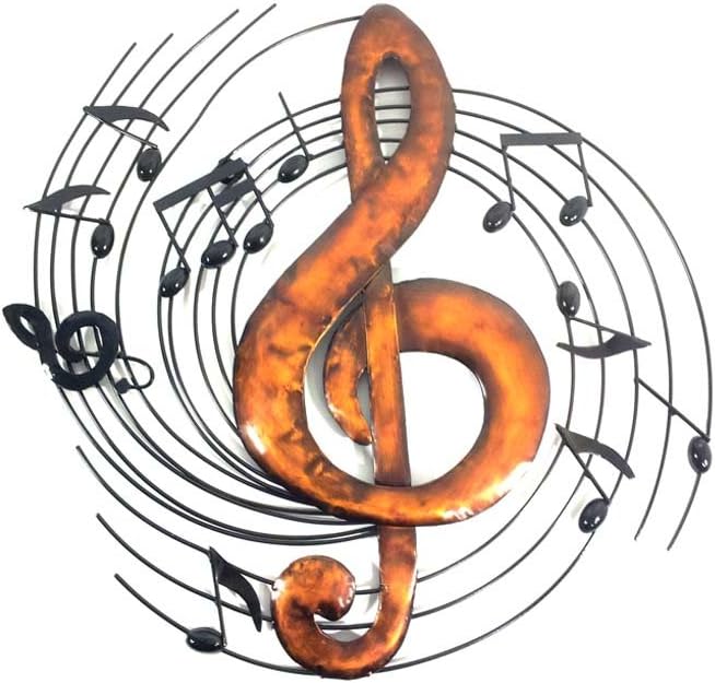 Black Treble Clef Glossy Wooden Wall Decoration by Broadway Gifts ...