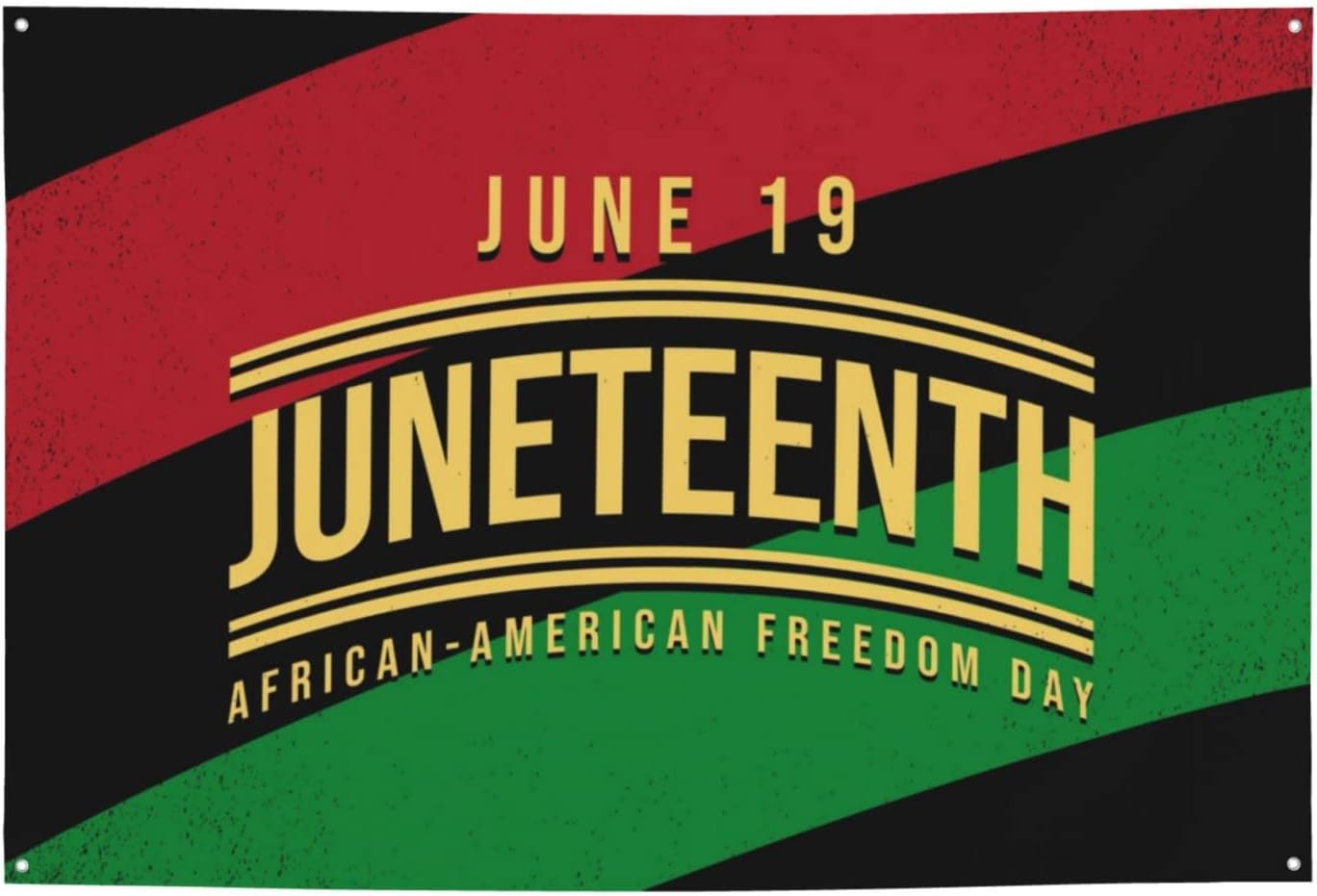 Amazon.com: Juneteenth Day Freedom 1865 Banner Poster, Holiday Backdrop ...