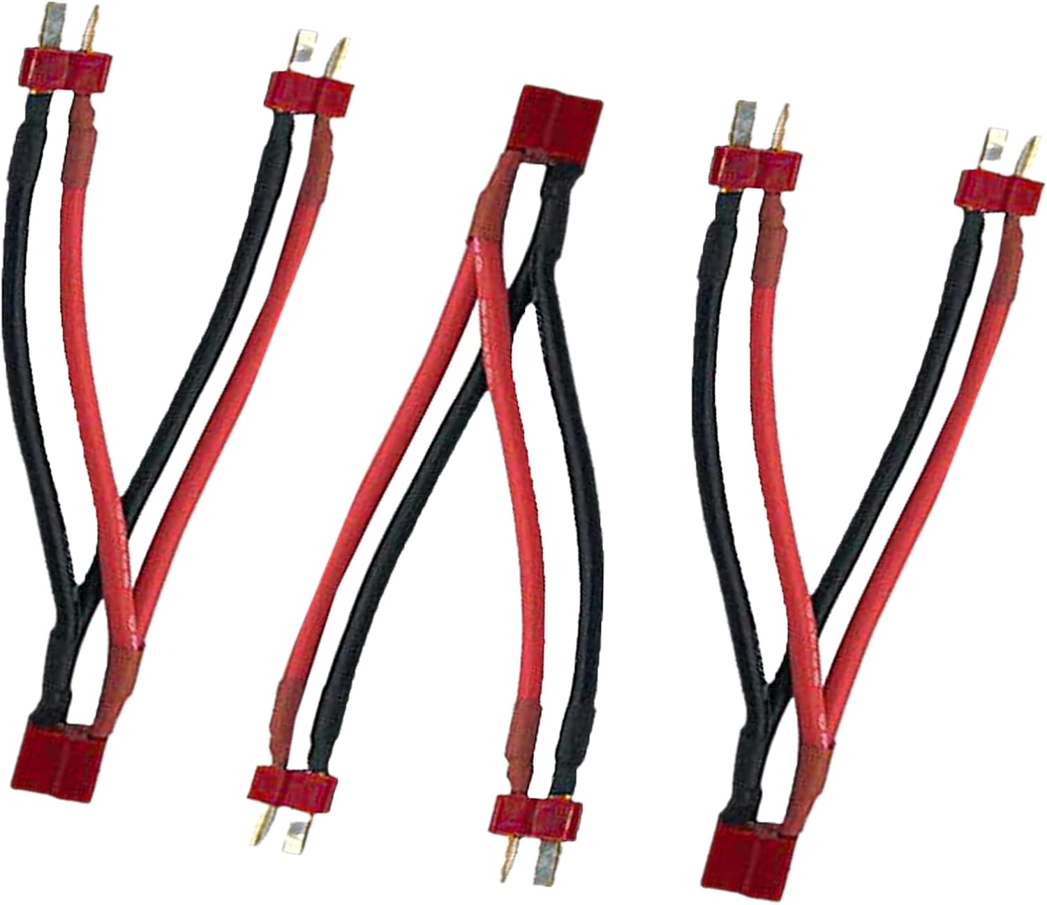 Amazon.com: skrnrhrery T Plug Parallel Connector with 14awg 10cm ...