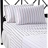 Amazon.com: Ellison Great Value Arden Stripe 8 Piece, Queen Bed in a ...
