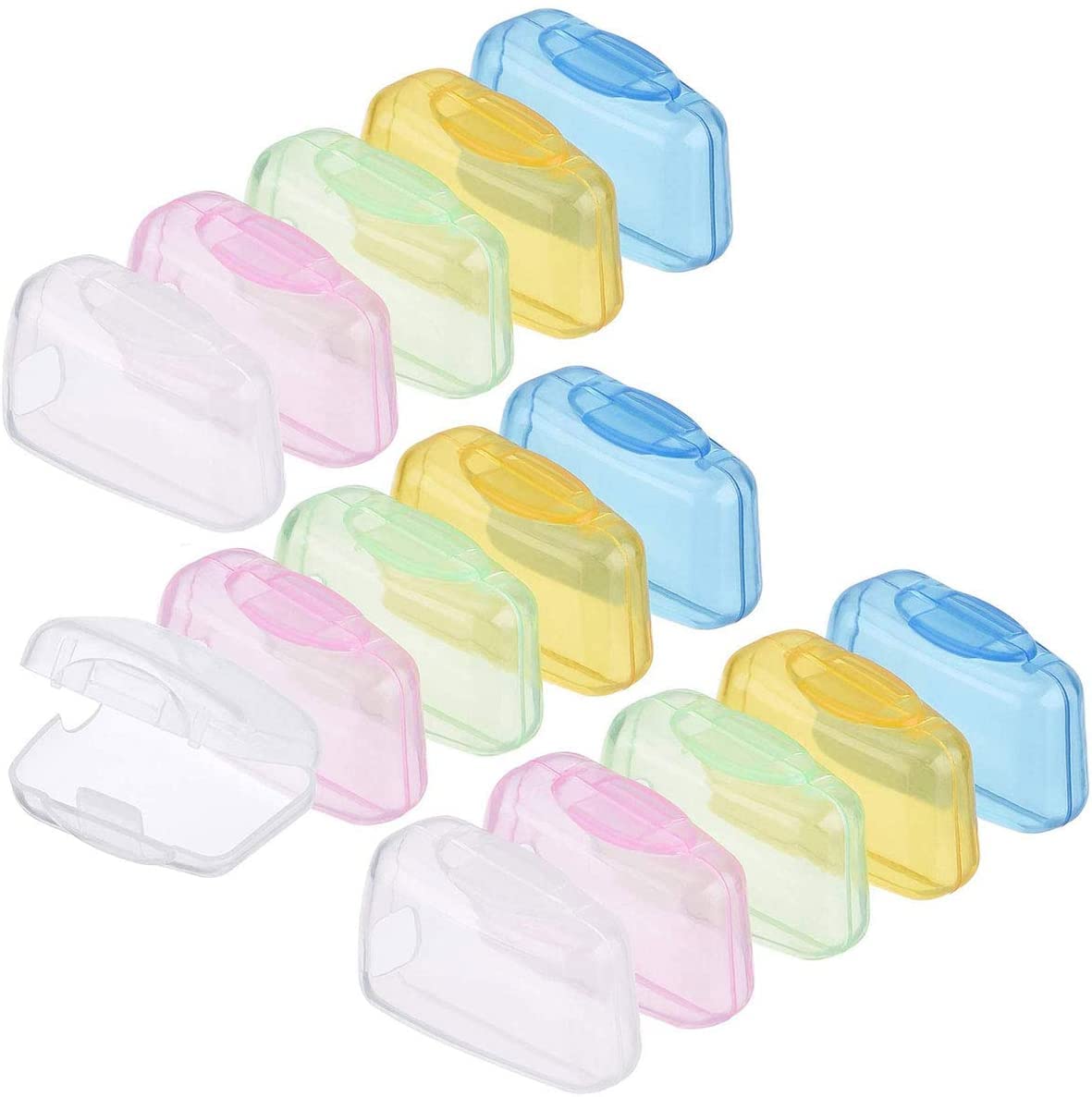 YIMIDM Toothbrush Covers, 15 Pieces Toothbrush Head Cap Cover ...