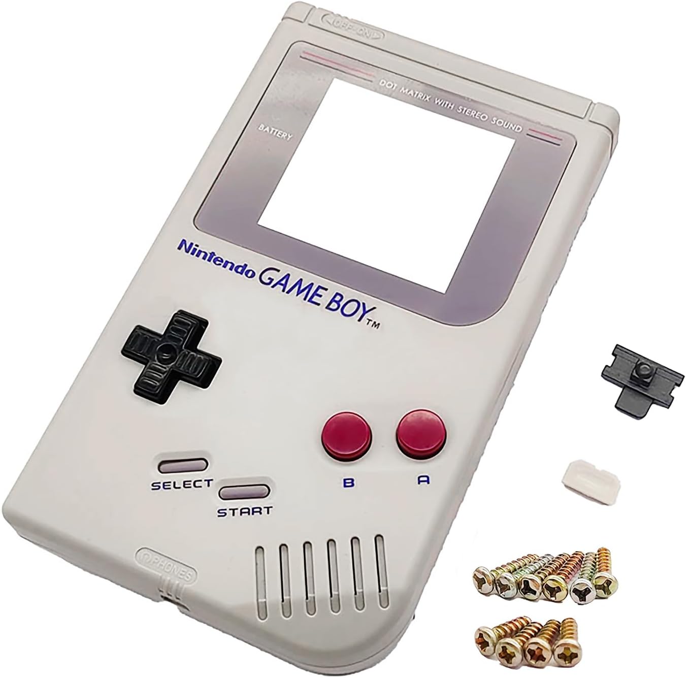 Amazon.com: New Grey Color GB Extra Housing Shell Out Cover Set ...