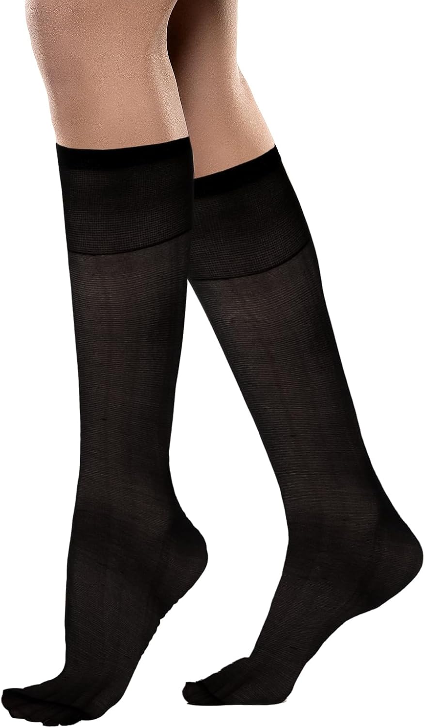 Amazon.com: DIVINA VITAE 10 Pairs Knee High Stockings for Women Black ...
