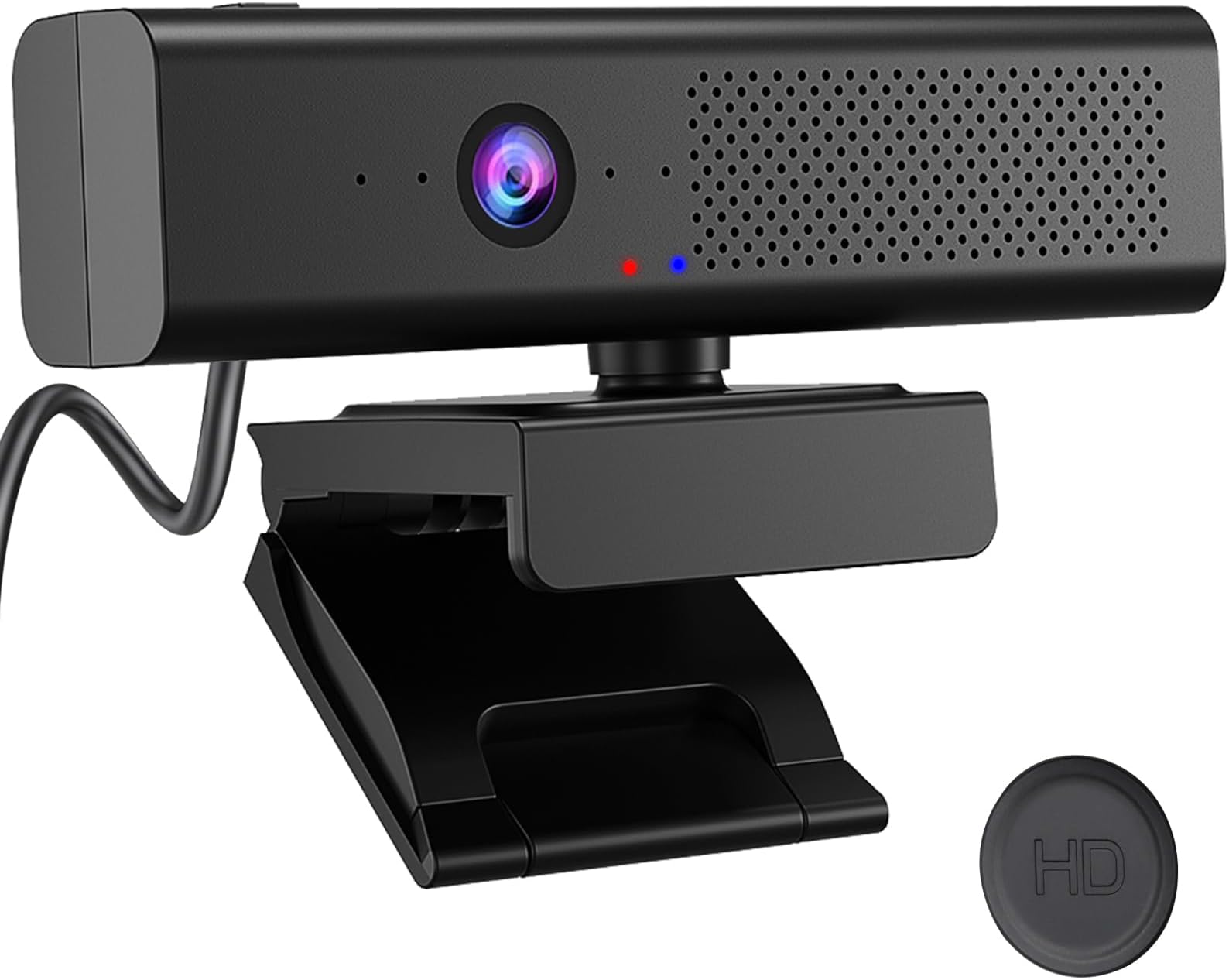 Amazon.com: CofunKool Full 1080P HD 3-in-1 Webcam: Camera and Speaker ...