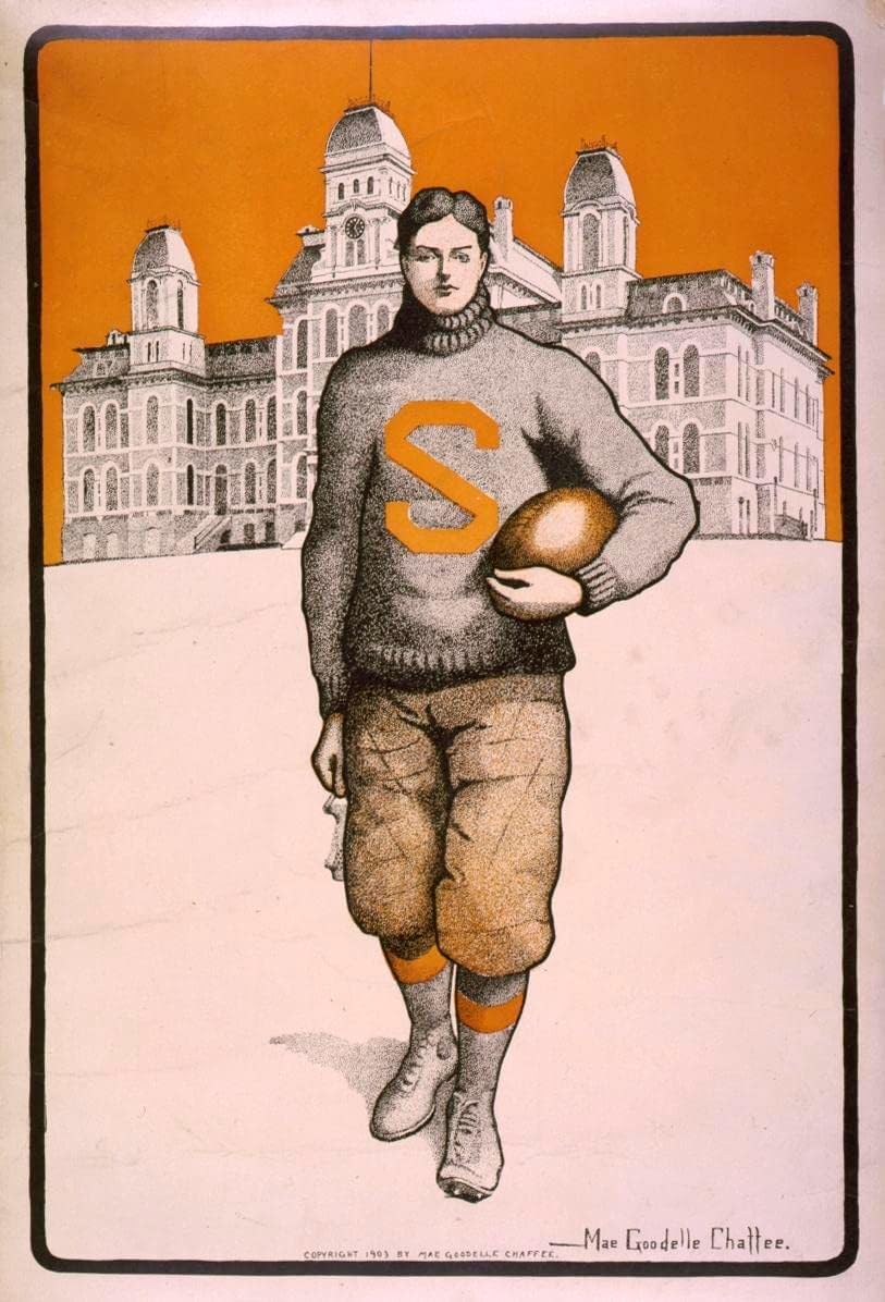 Amazon.com: Home Comforts - Syracuse football player - Vivid Imagery ...