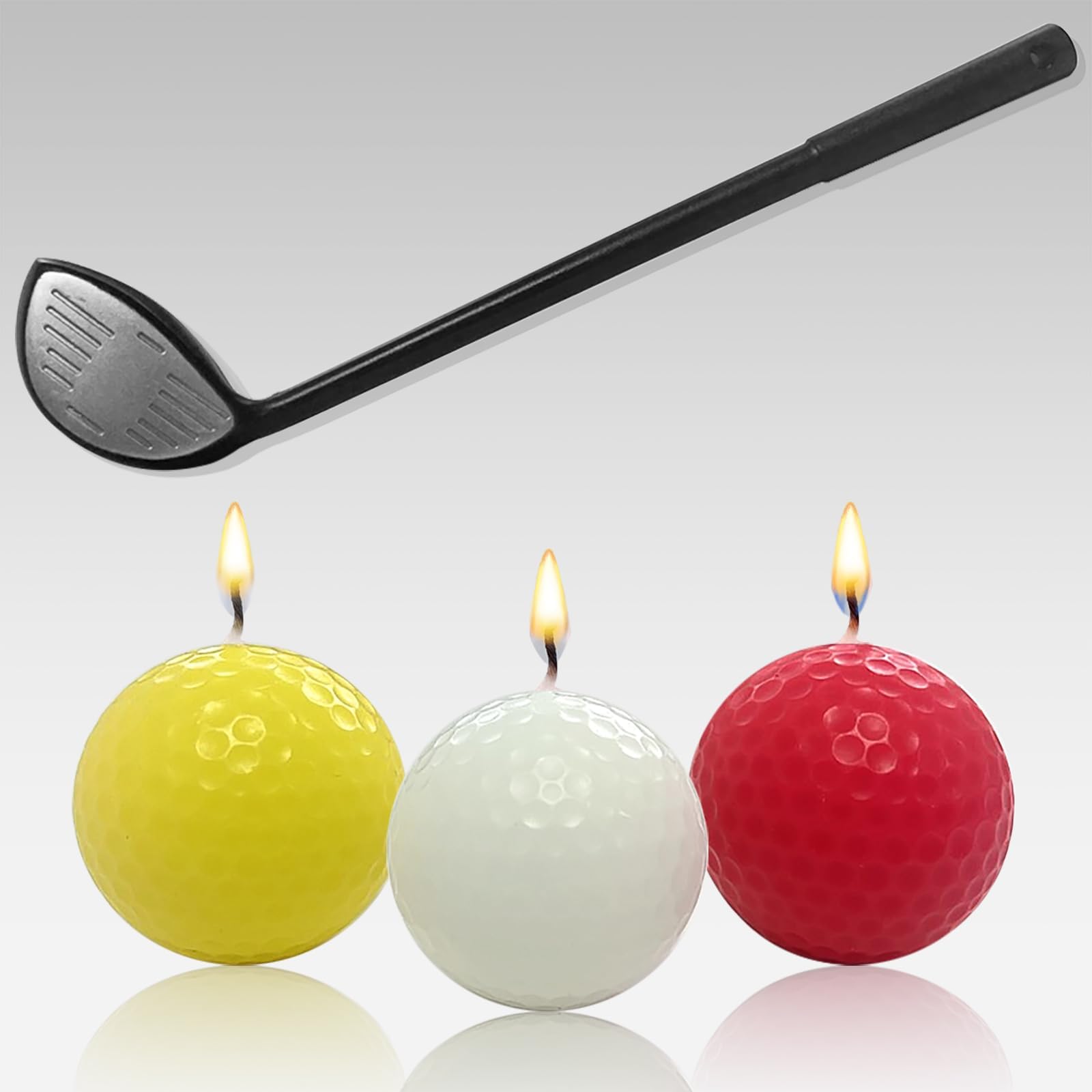 Amazon.com: Golf Ball Birthday Candles for Cake, Cake Candles - Funny ...