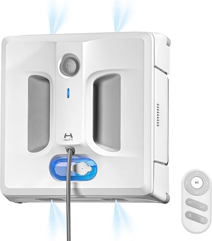 Amazon.com - HUTT Auto Window Cleaning Robot A1, Upgraded 4 Water Spray ...