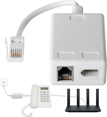 Grosion ADSL Filter Microfilter for Broadband Phone,BT Plug to ADSL ...