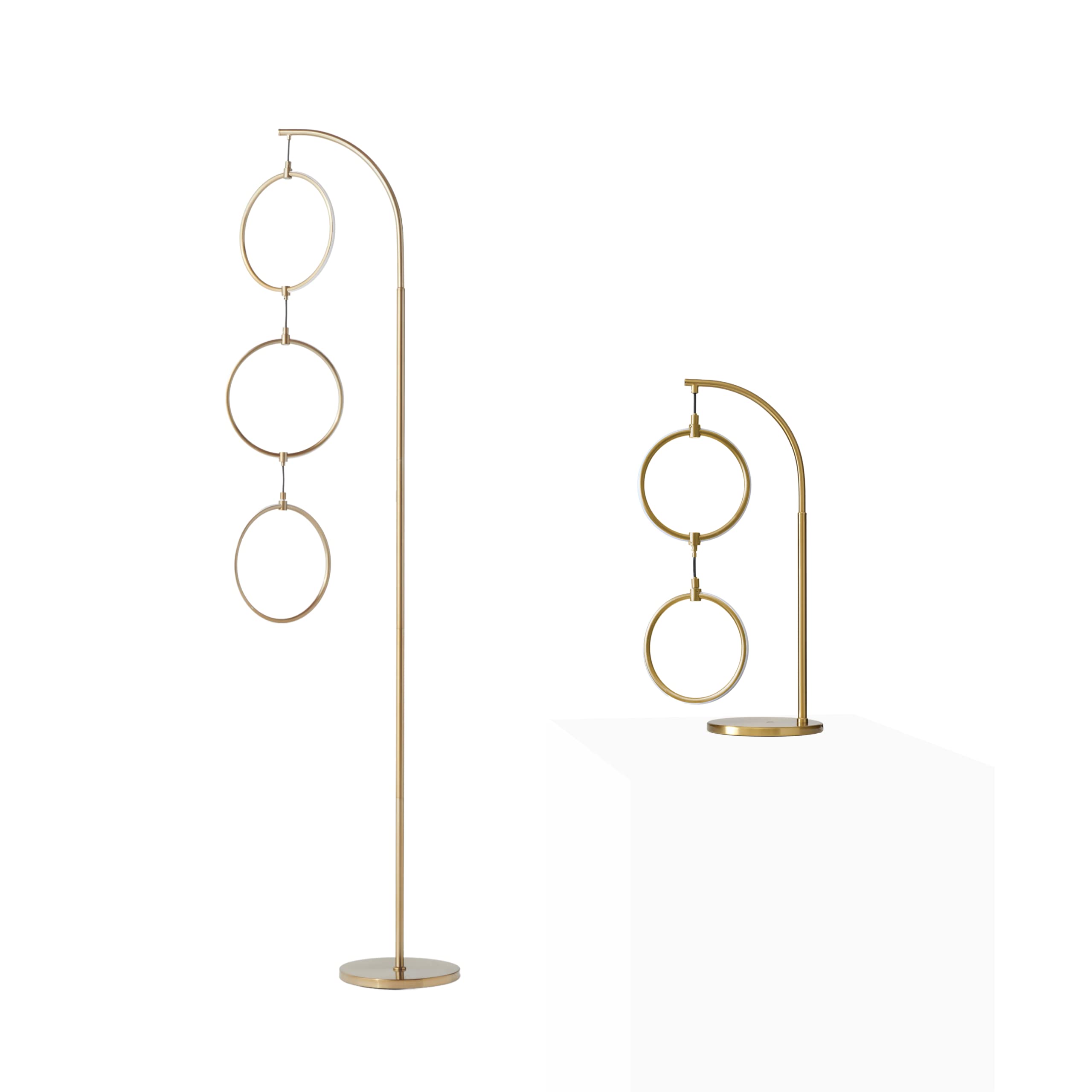 Brightech Nova Modern Floor Lamp matching Nova Table Lamp Set ...