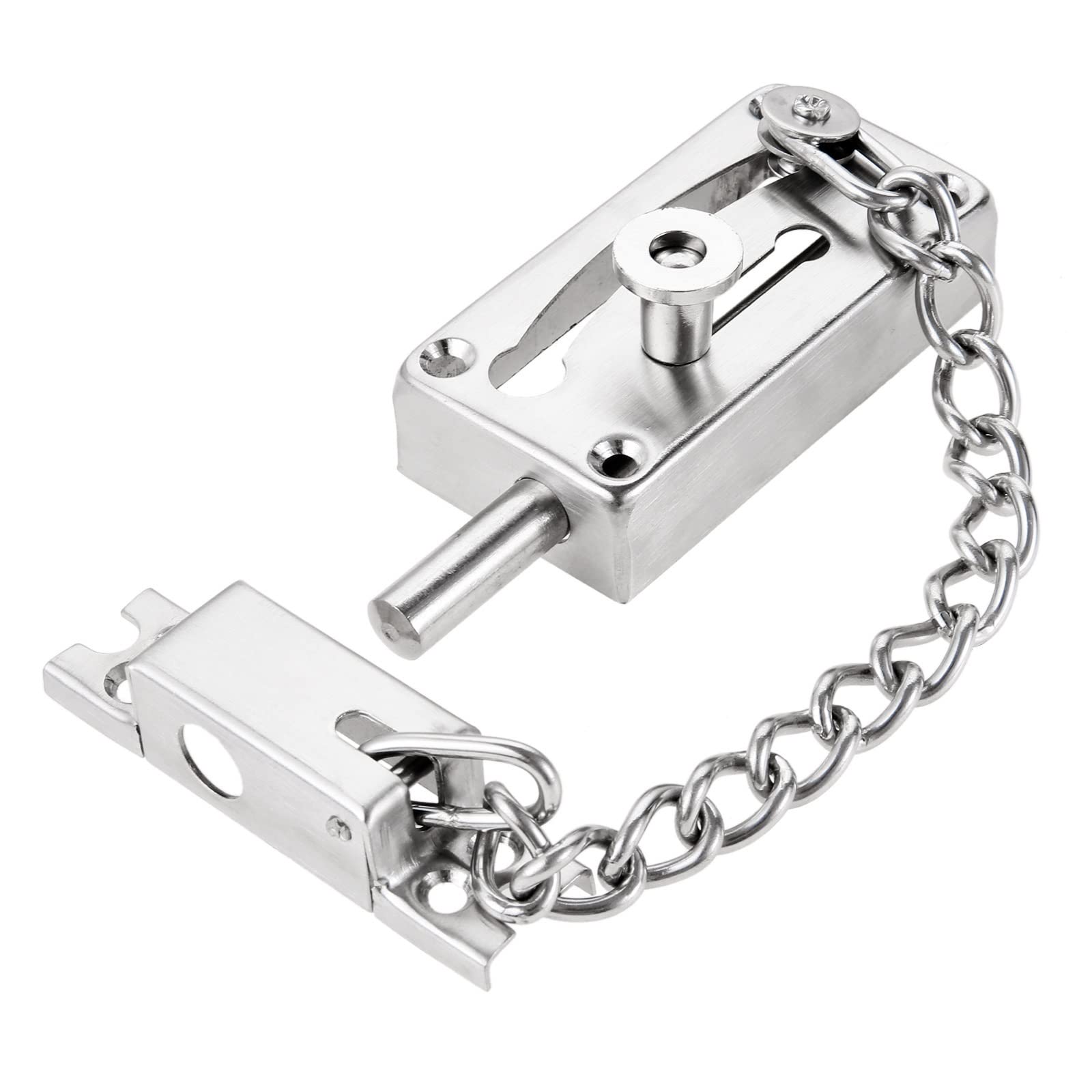 Buy Rosmall Door Chain, Hardware Heavy Duty Stainless Steel Sliding ...