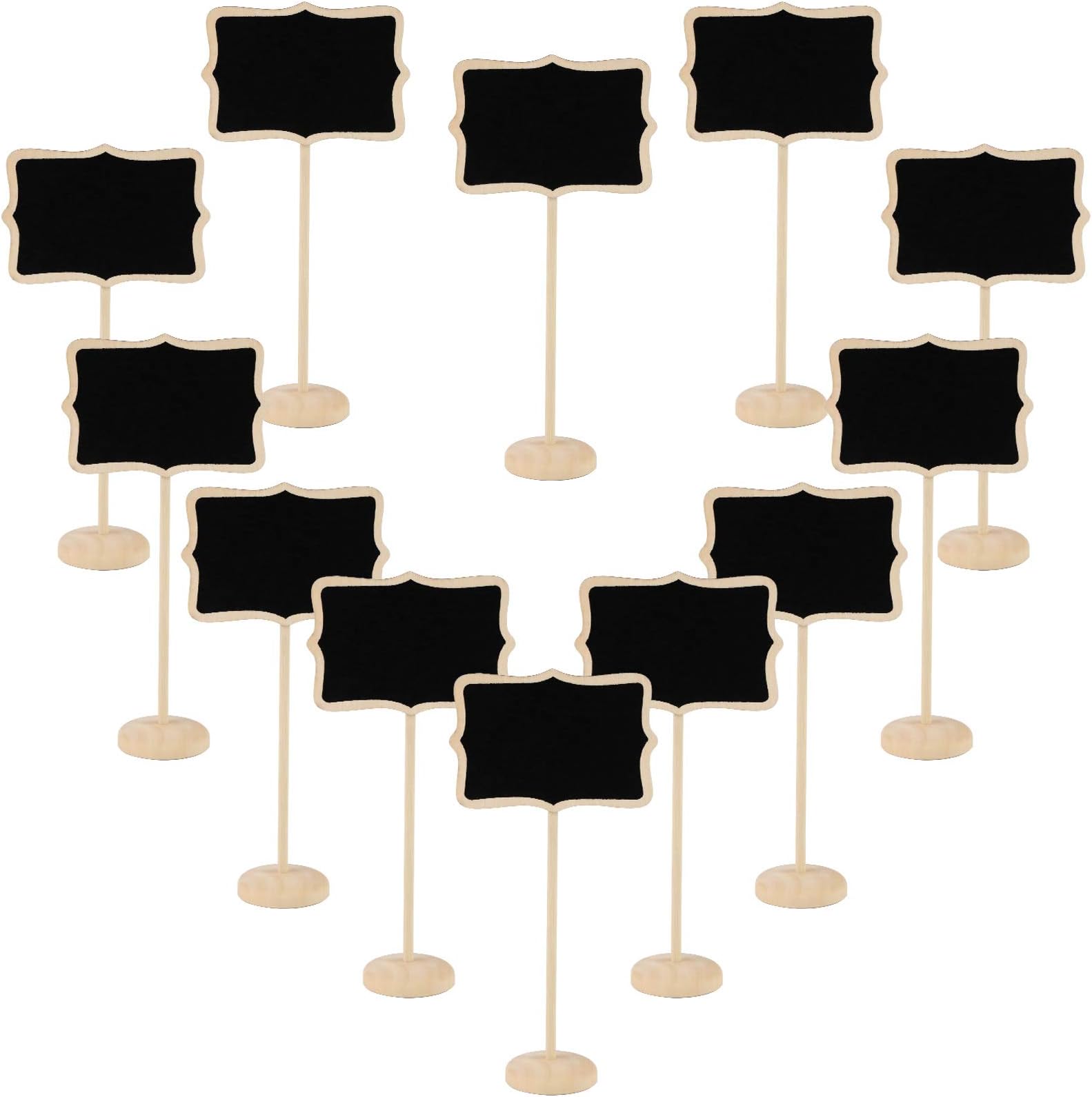 KINDPMA Mini Chalkboard Signs with Stand 12pcs Food Labels for Buffet ...