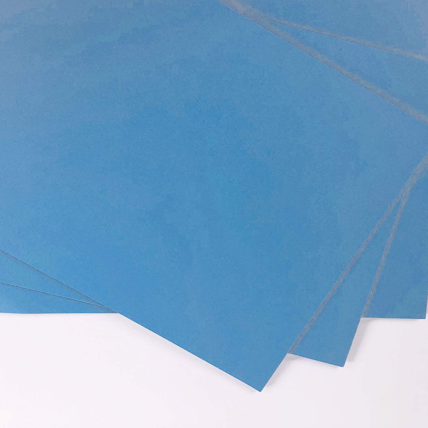 A4 Bright Blue Card 10 Sheets Craft Card Plain Blue Card 160gsm A4 ...