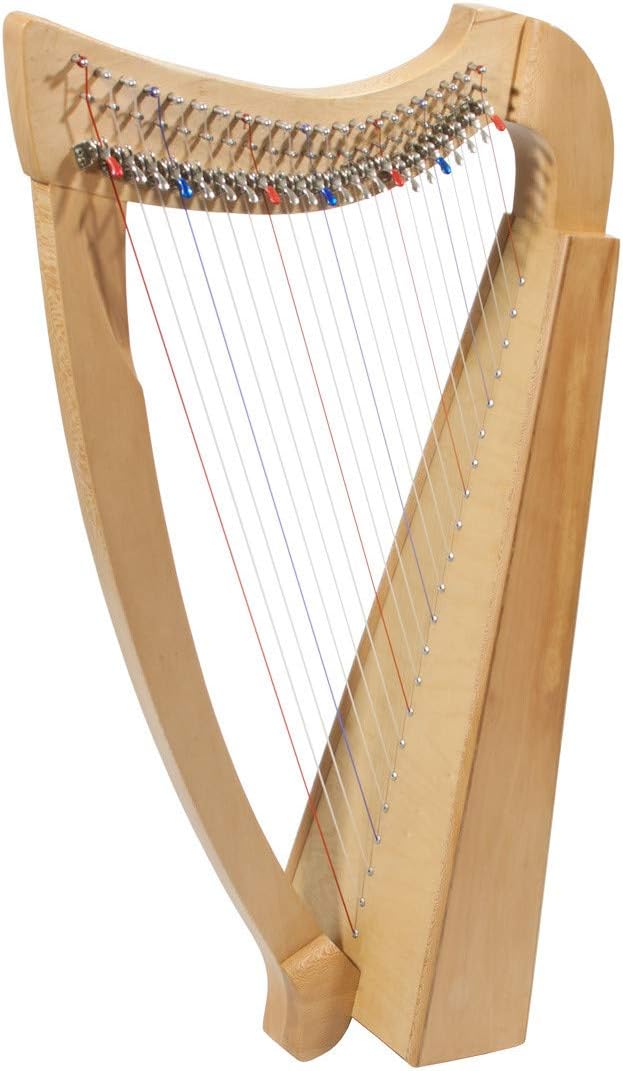 Amazon.com: Roosebeck 36-String Celtic Meghan Harp w/Chelby Levers ...