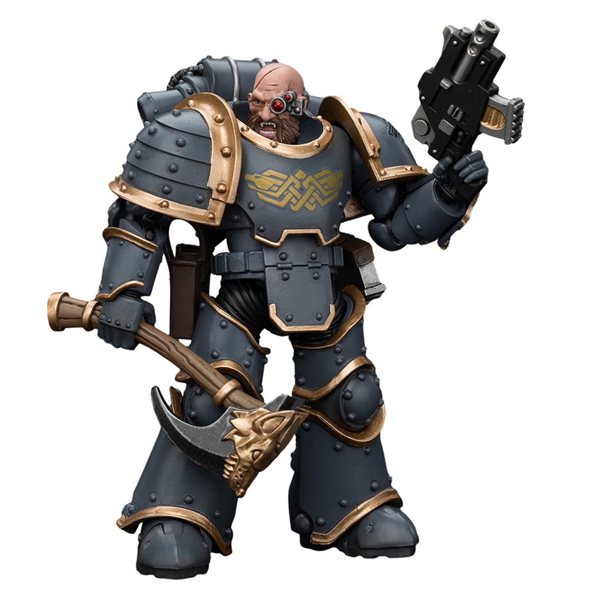 Snapklik.com : 1/18 Warhammer 40K Action Figure Space Wolves Grey ...