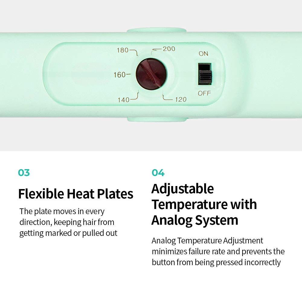 VODANA Professional Softbar Flat Iron, Velvetbar Straightener Patented ...