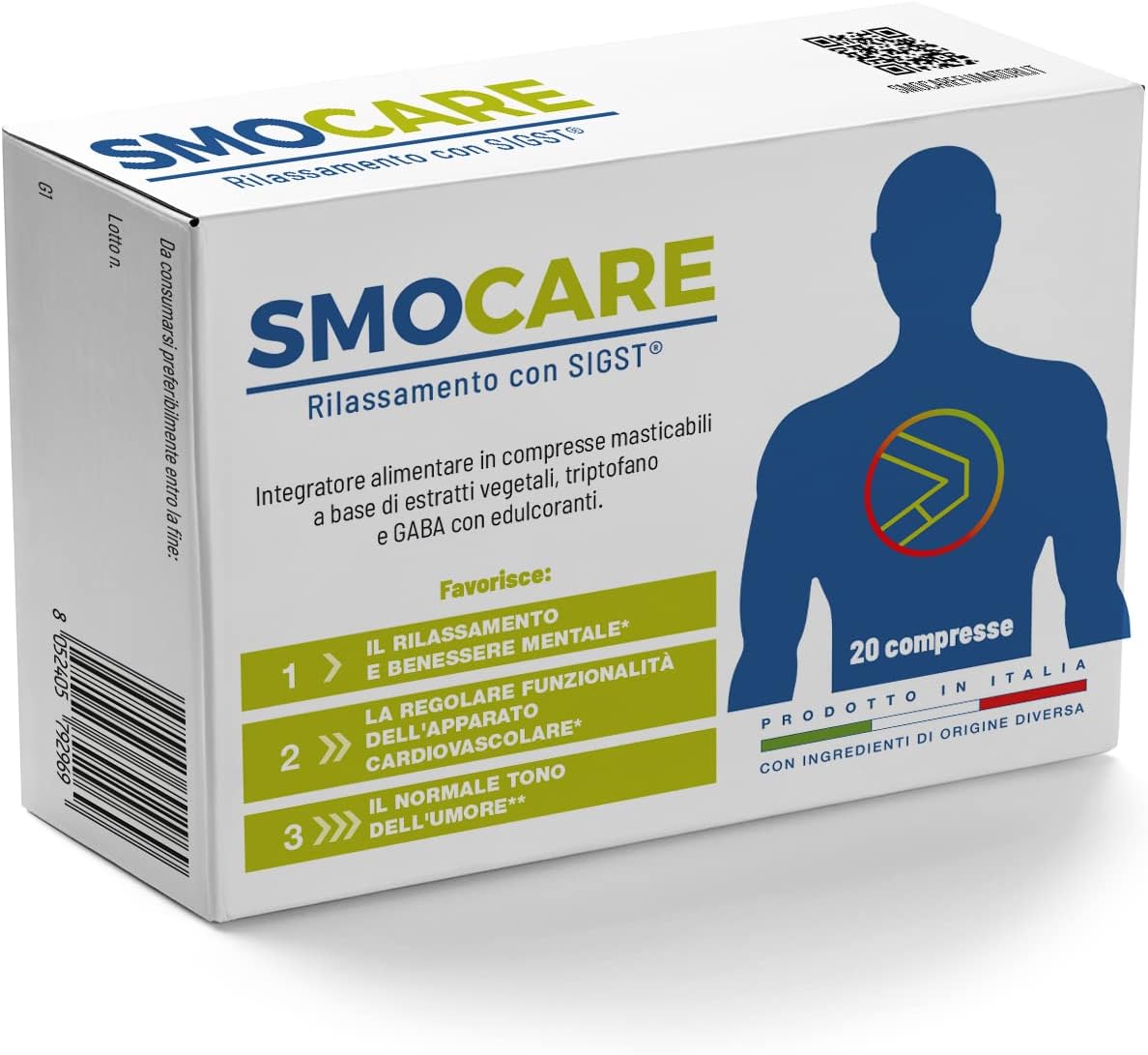 Smocare® Stop 20 compresse masticabili con SIGST® : Amazon.it: Salute e ...