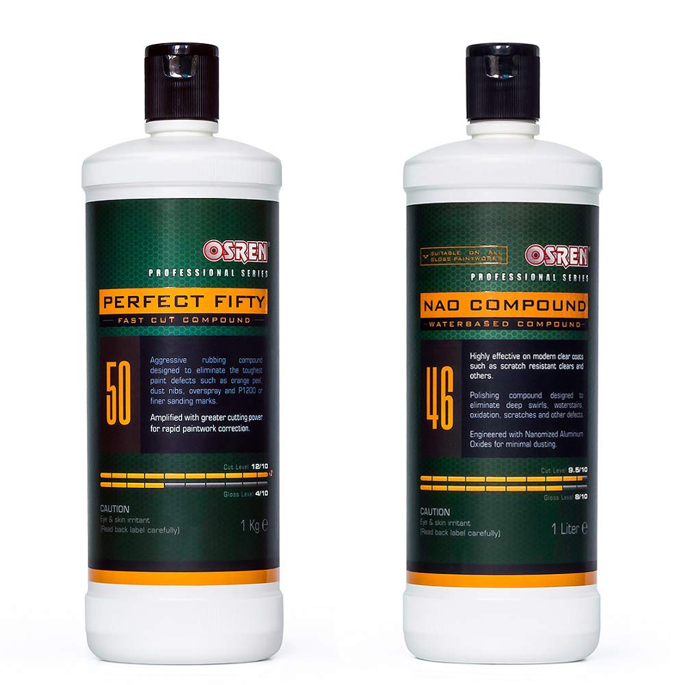 OSREN Car Polish Perfect 50 y NAO 46 – Nivel naranja pelar elimina ...