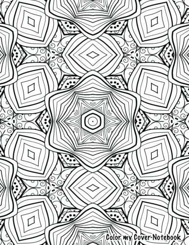 Amazon.com: Color My Cover Notebook (mania, 200pg): Therapeutic ...