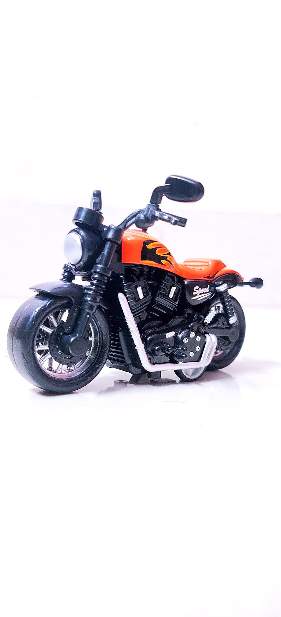 Toy Alloy Metal Sports Bike Model with Pull Toy (RED Bike) : Amazon.in ...