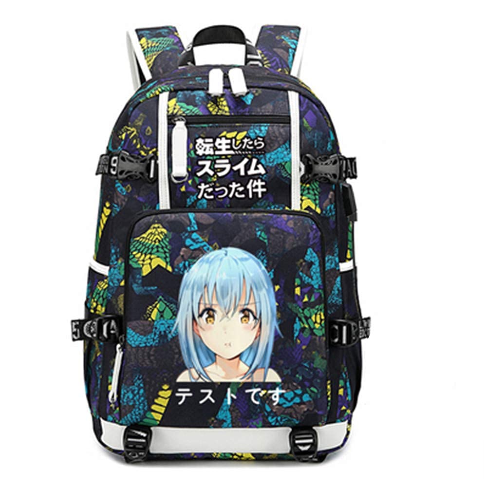 Buy MOYOOE Anime Tensei Shitara Slime Datta Ken Rimuru Tempest Backpack ...