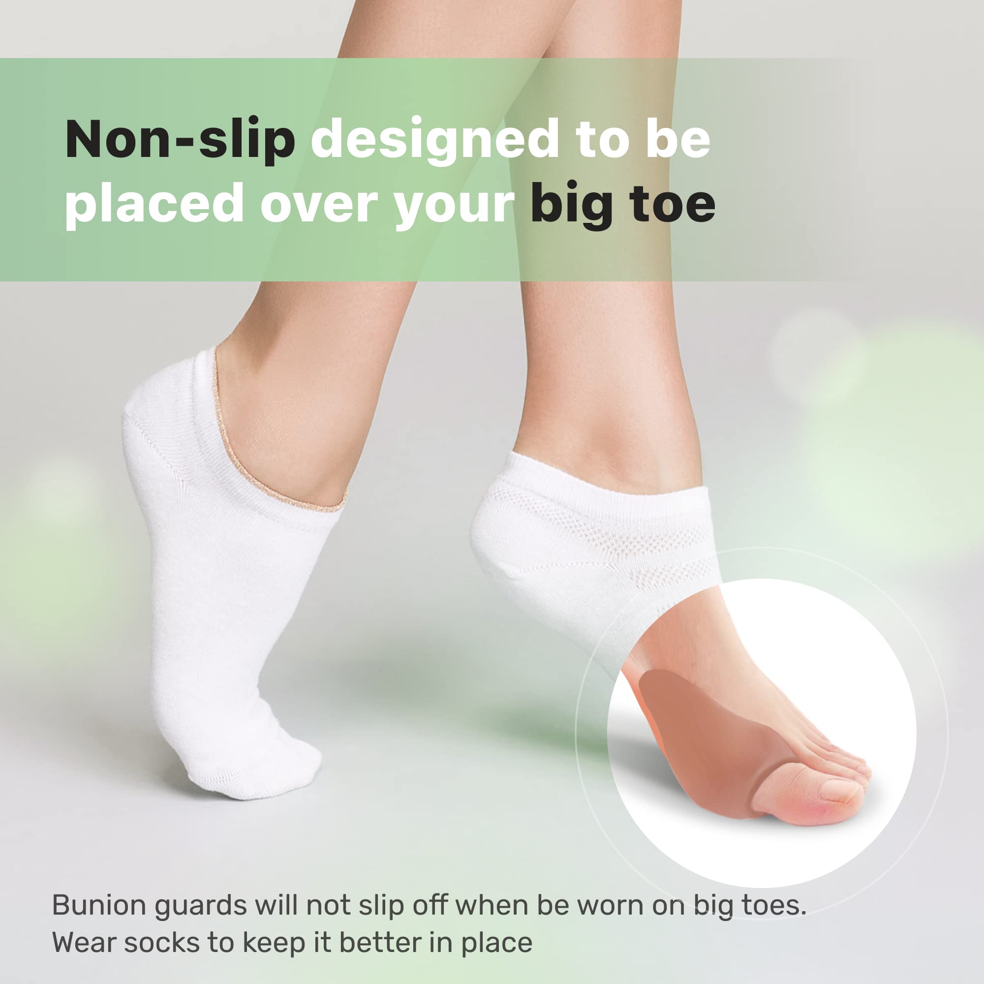 Snapklik.com : Bunion Protector Guard - 6 Pack Bunion Pads, Bunion ...