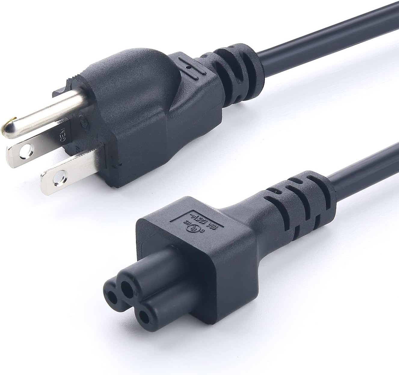Amazon.com: 5ft (1.5m) 3 Prong Mickey Mouse Power Cable NEMA 5-15P to ...