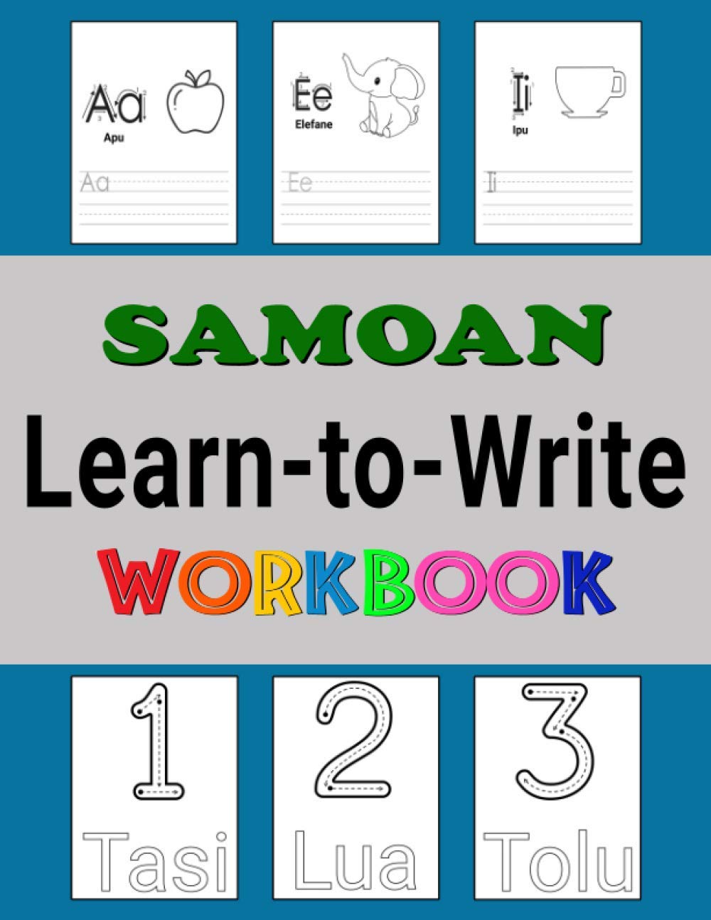 Samoan Learn To Write Workbook Tracing Letters And Numbers Practice ...