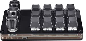 Amazon.co.jp: 12 Keys Programmable Keyboard Mechanical Gaming Keyboard ...